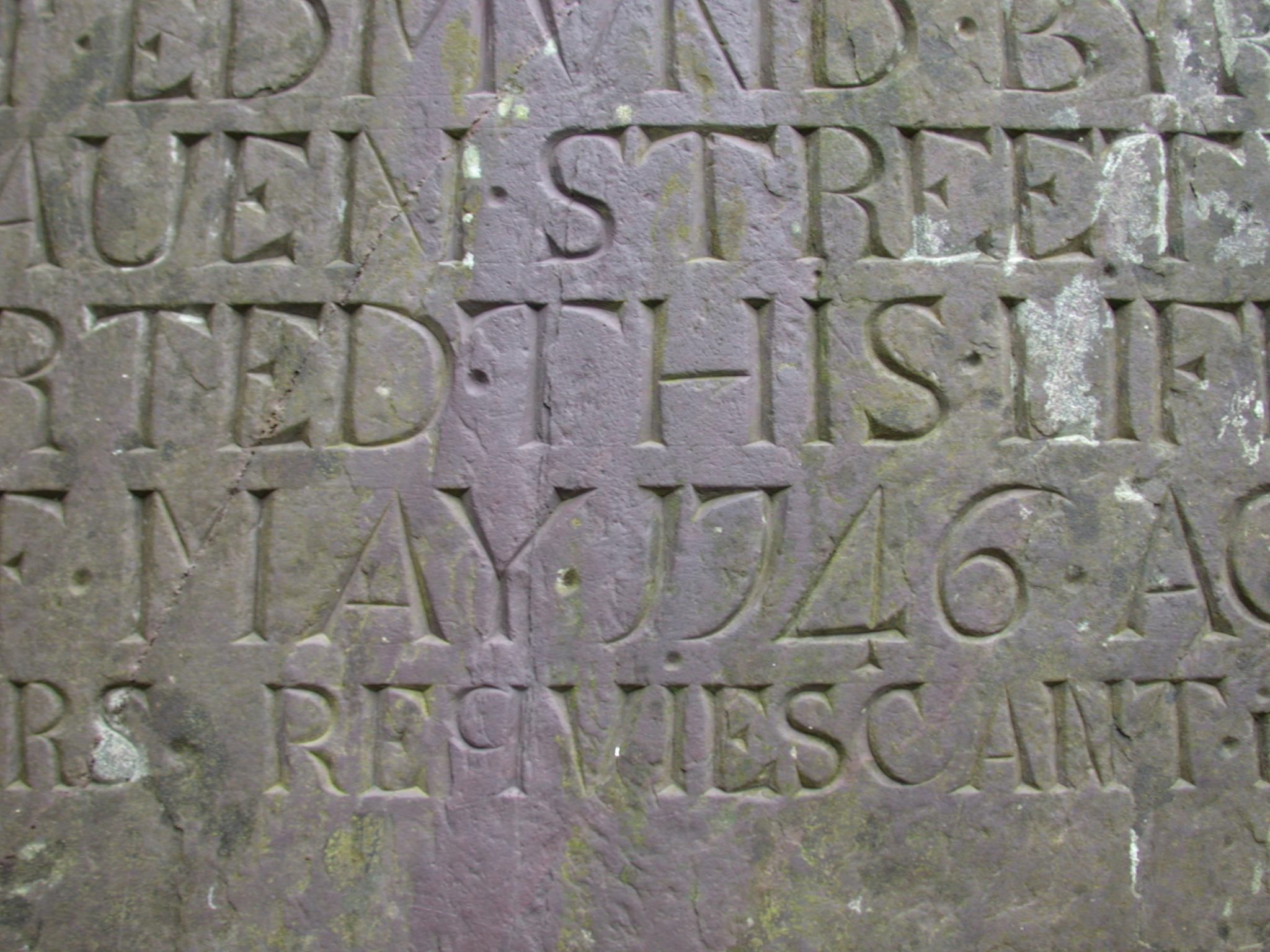 Image After Photos Grave Stone Engraved Letters Script Epitha