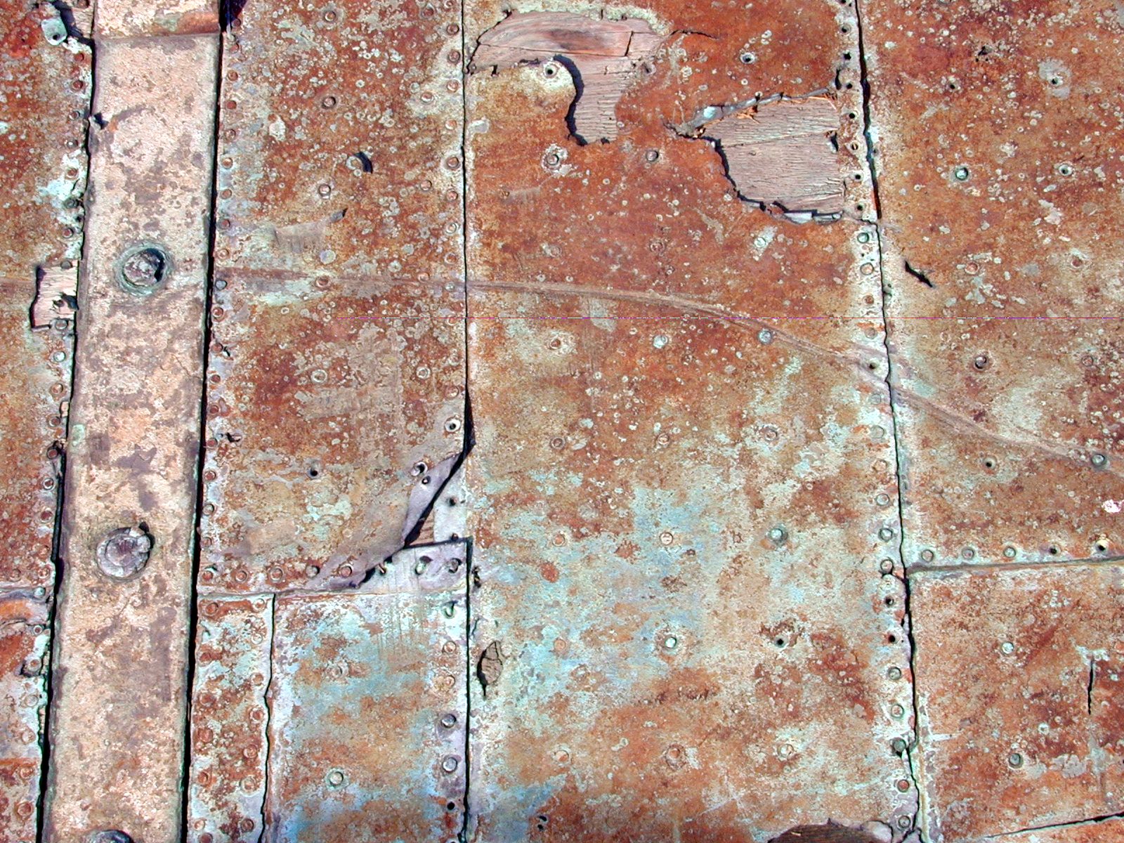 Rusty Metal Rivets Texture